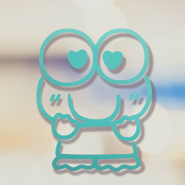 Frog Eyes Decal - Etsy