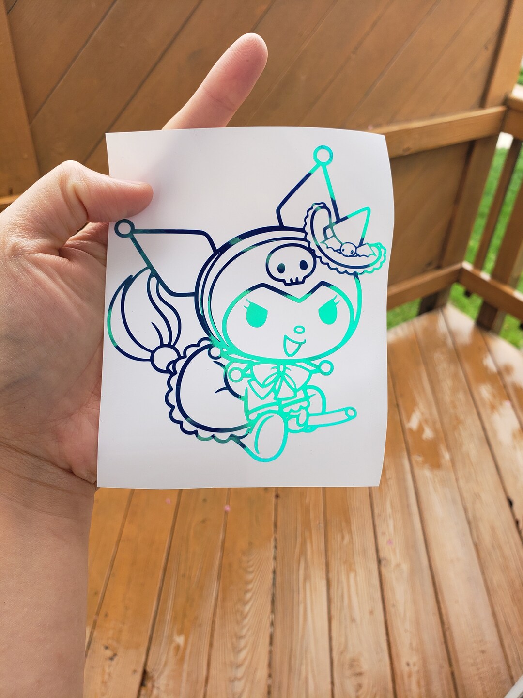 Flying Evil Bunny Vinyl Decal Sticker die-cut Decal - Etsy