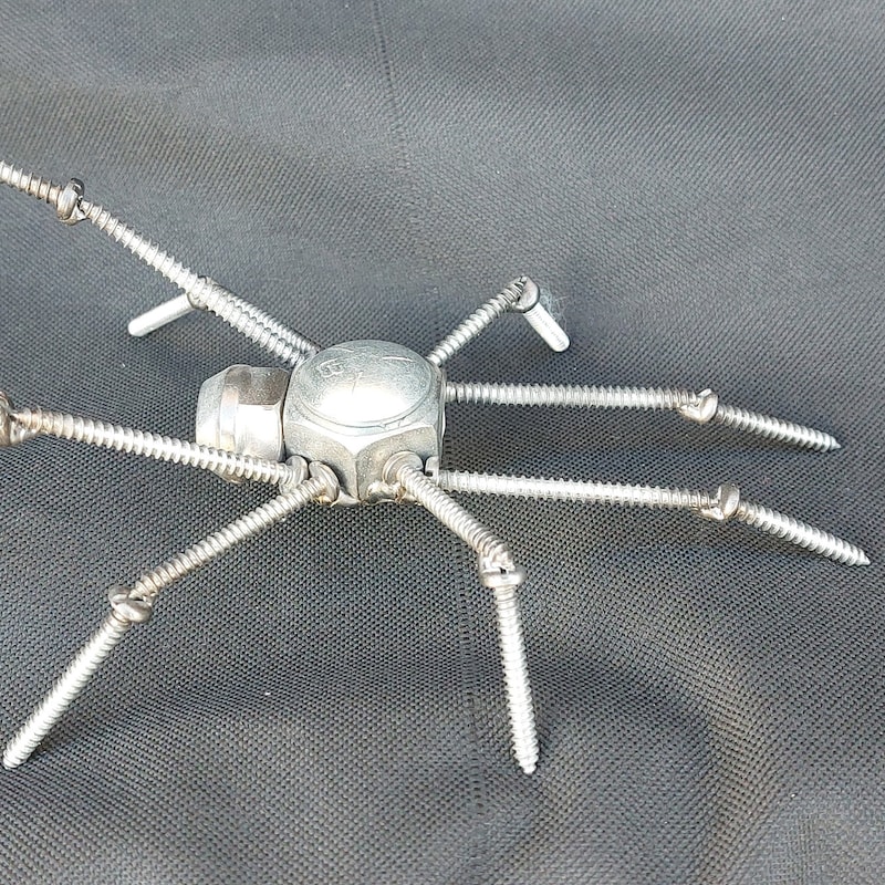 Spider Metal Sculpture - Etsy