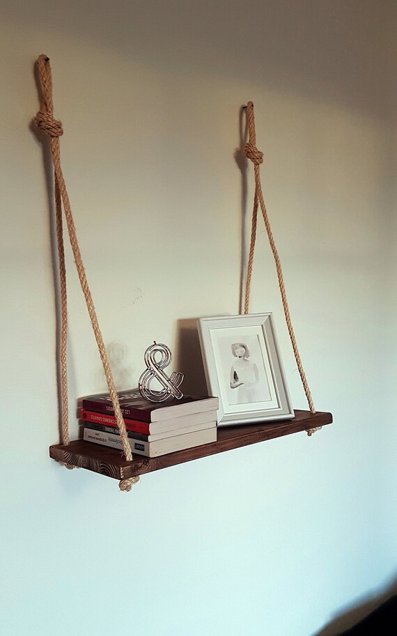 Wooden Shelf Hanging Decor Handmade Wood Shelf | Etsy