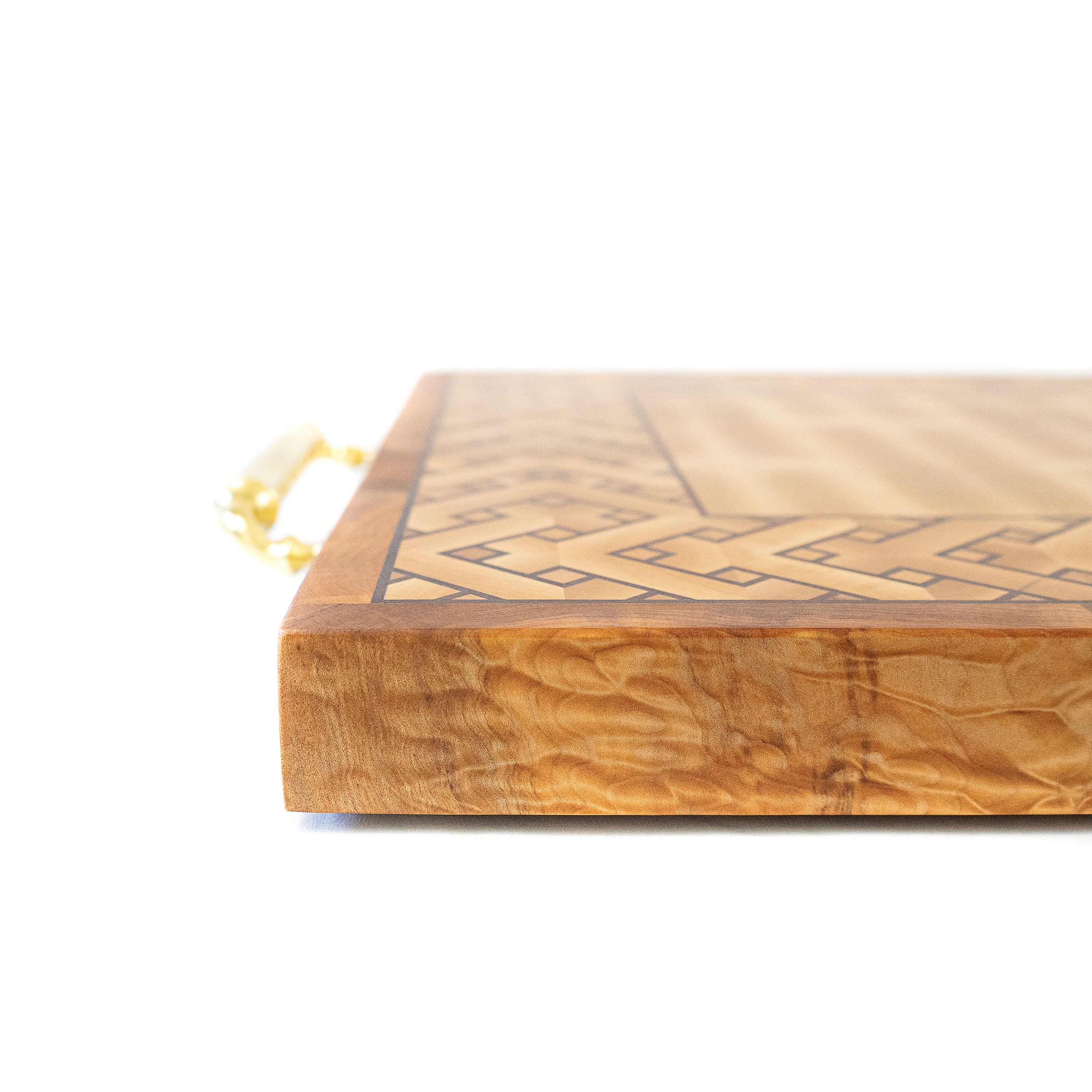 The Norse Board Double Weave End Grain in Maple and Sapele - Etsy Canada