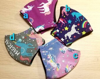 Unicorn Face Mask Adult | Etsy