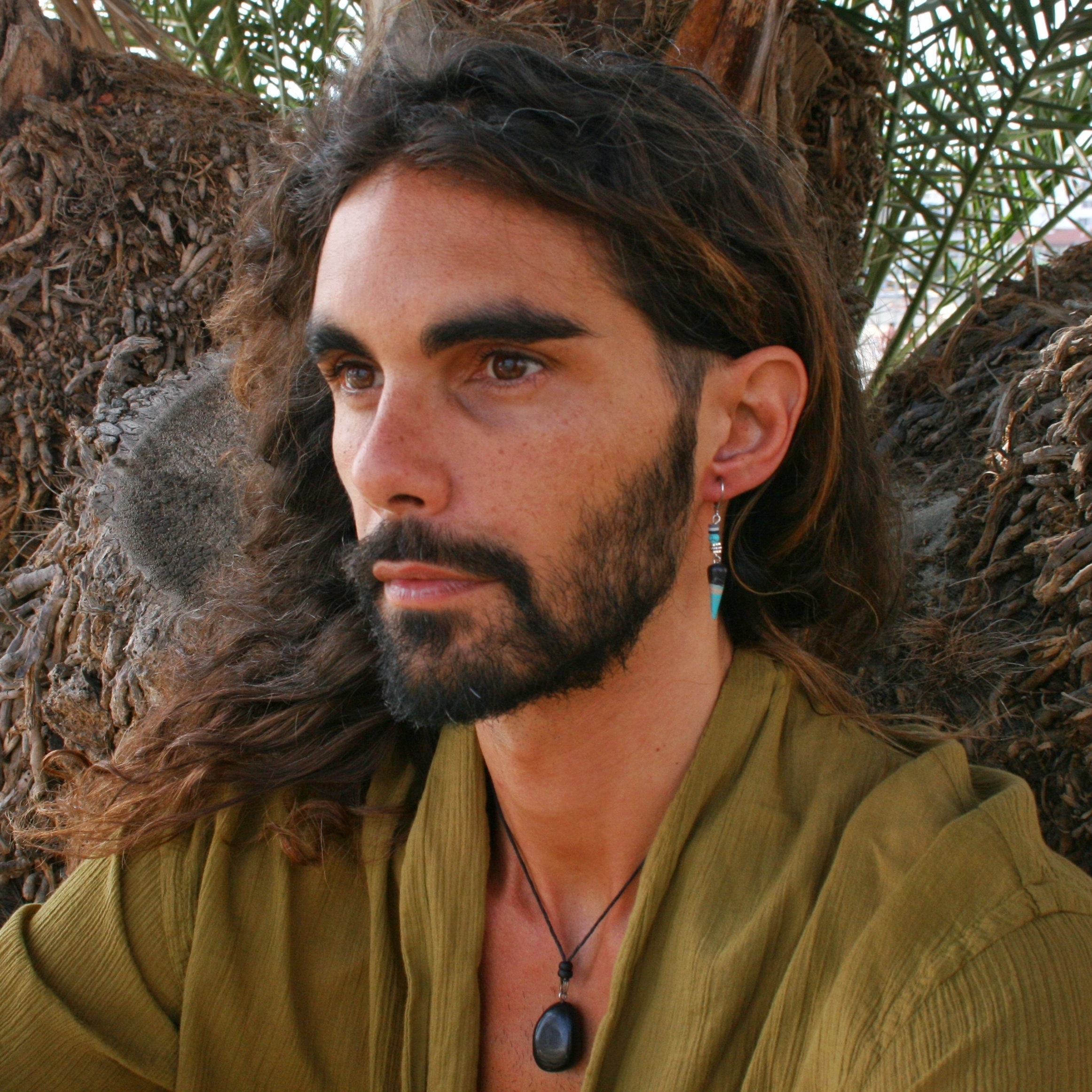 Mens Spike Dangle Earring: Polymer Clay, Silver Filled, Modern Style - Etsy