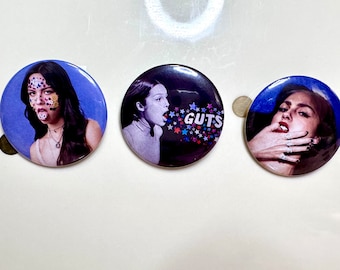 Guts Olivia Rodrigo Pins/buttons- Set of 5 - Etsy