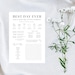 Wedding Ceremony Program Template | Customisable Canva Template for ...