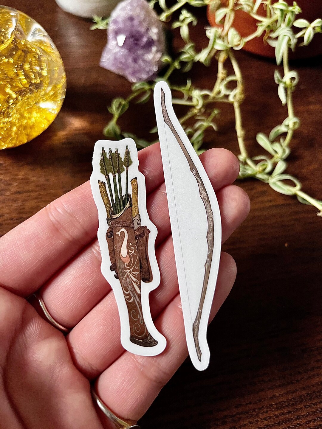 Legolas' Bow of the Galadhrim & Quiver Sticker Set the Lord of the ...