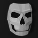 Call of Duty Warzone GHOST MASK Papercraft Printable PDF Template ...