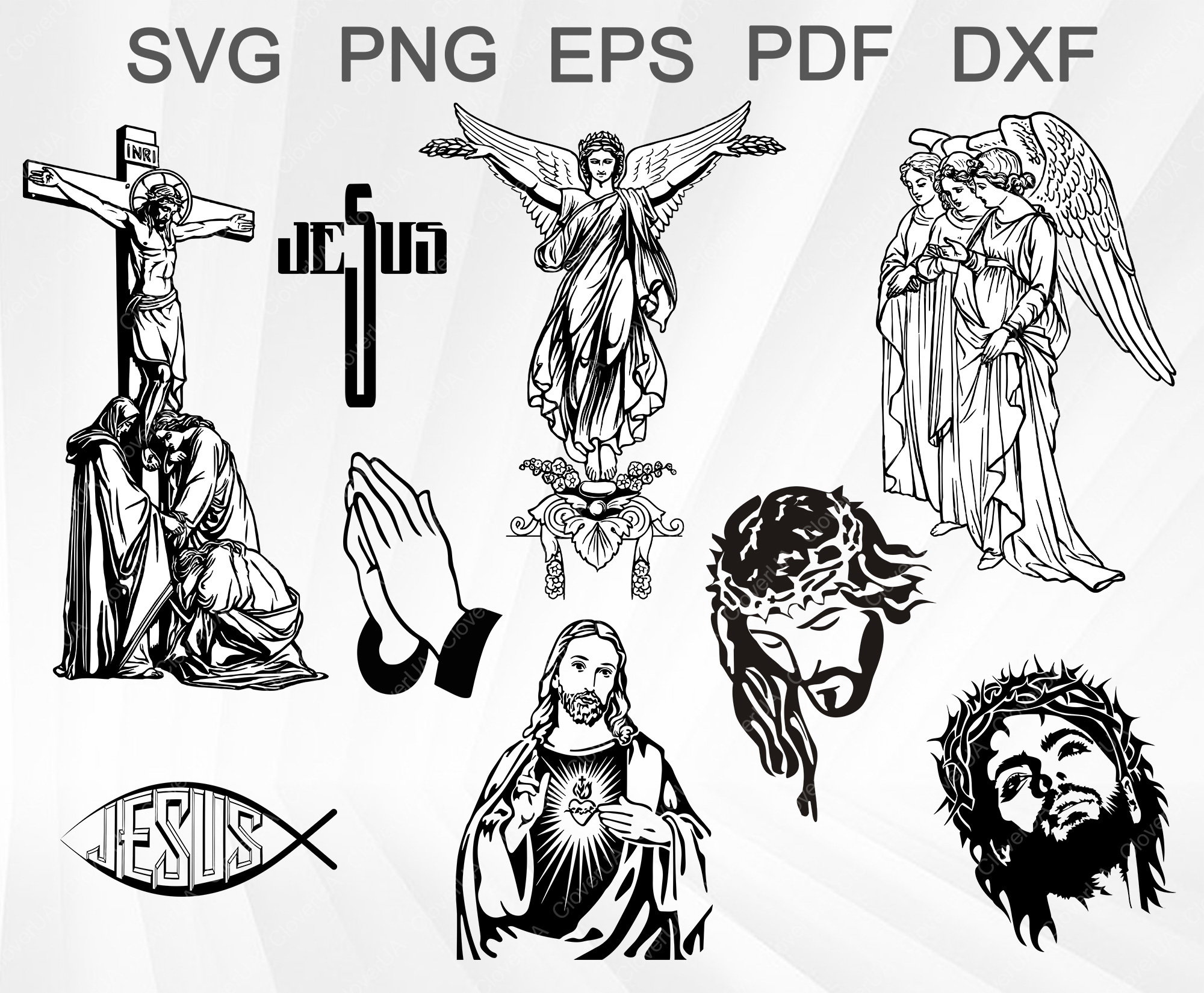 Jesus Christ Svg God Christian Catholic Lord Religion - Etsy UK