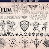 Link Shield Legend of Zelda SVG File, Video Game Download Digital File ...