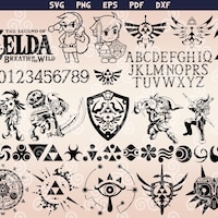 Korok Design Bundle - Legend of Zelda SVG - PNG - DXF Cut Files for ...