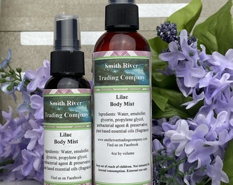 Lilac Body Splash | Etsy