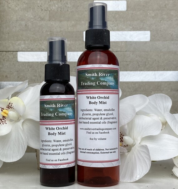 White Orchid Body Mist Body Spray Body Fragrance Body | Etsy