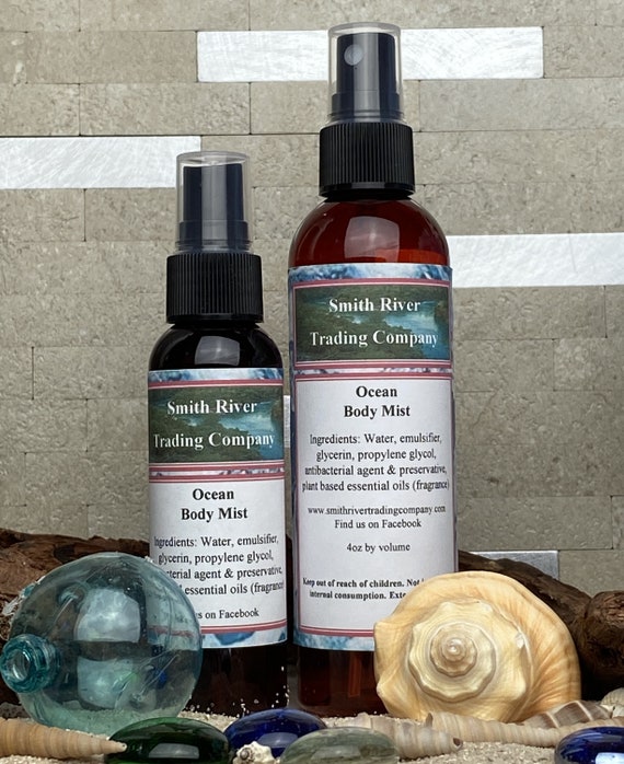 Ocean Body Mist Body Spray Body Fragrance Body Splash - Etsy