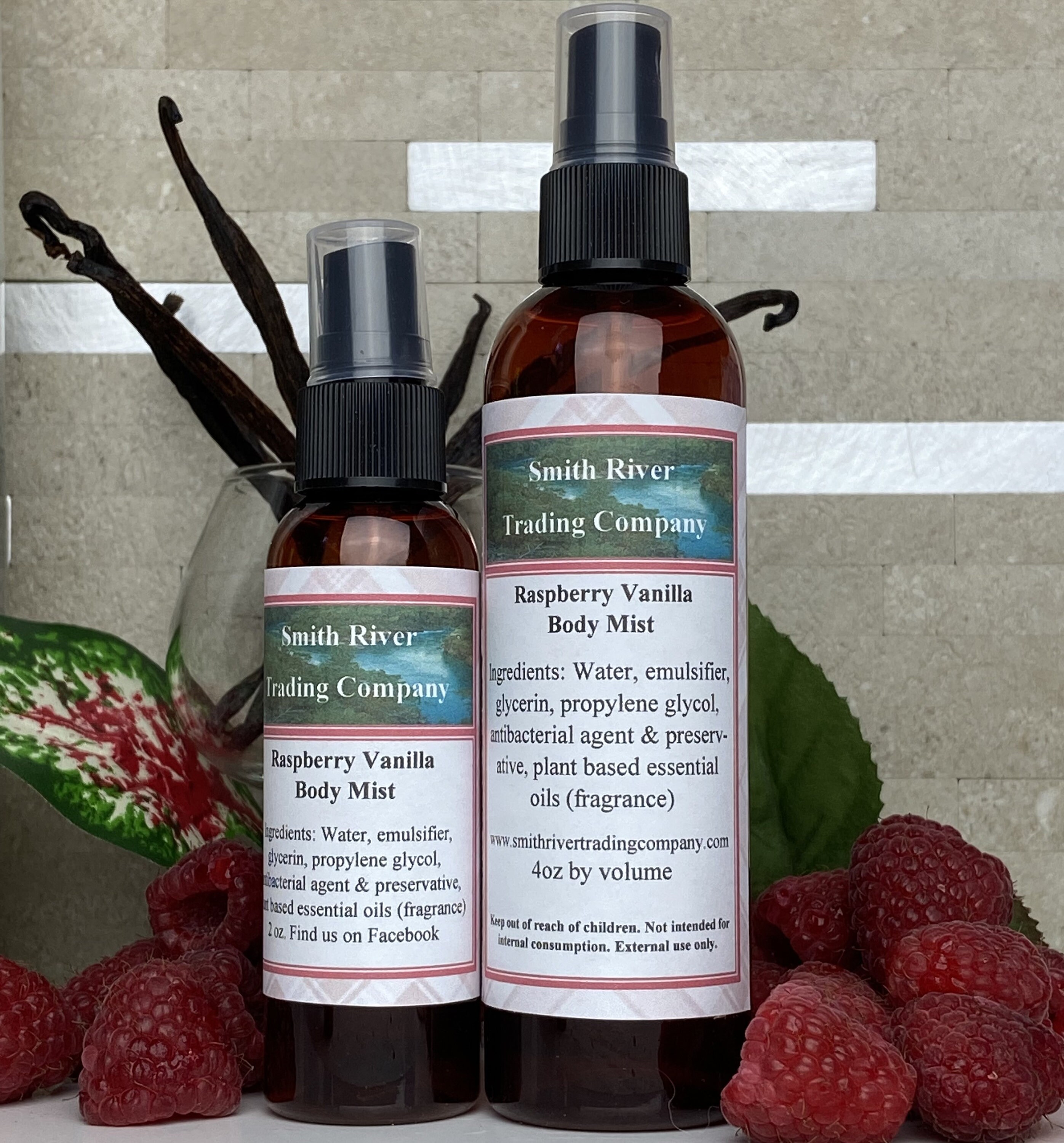 Raspberry Vanilla Body Mist Body Spray Body Fragrance Body - Etsy