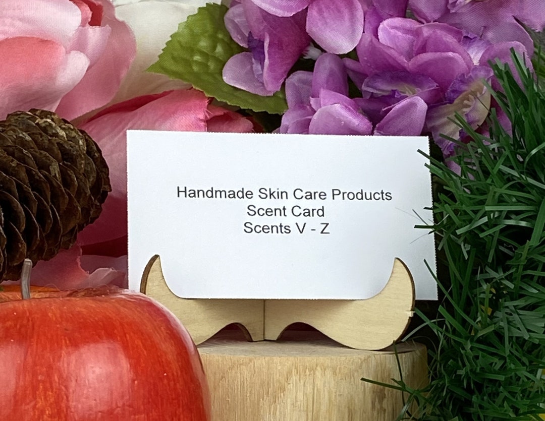 Sample Scent Card V-Z - Etsy