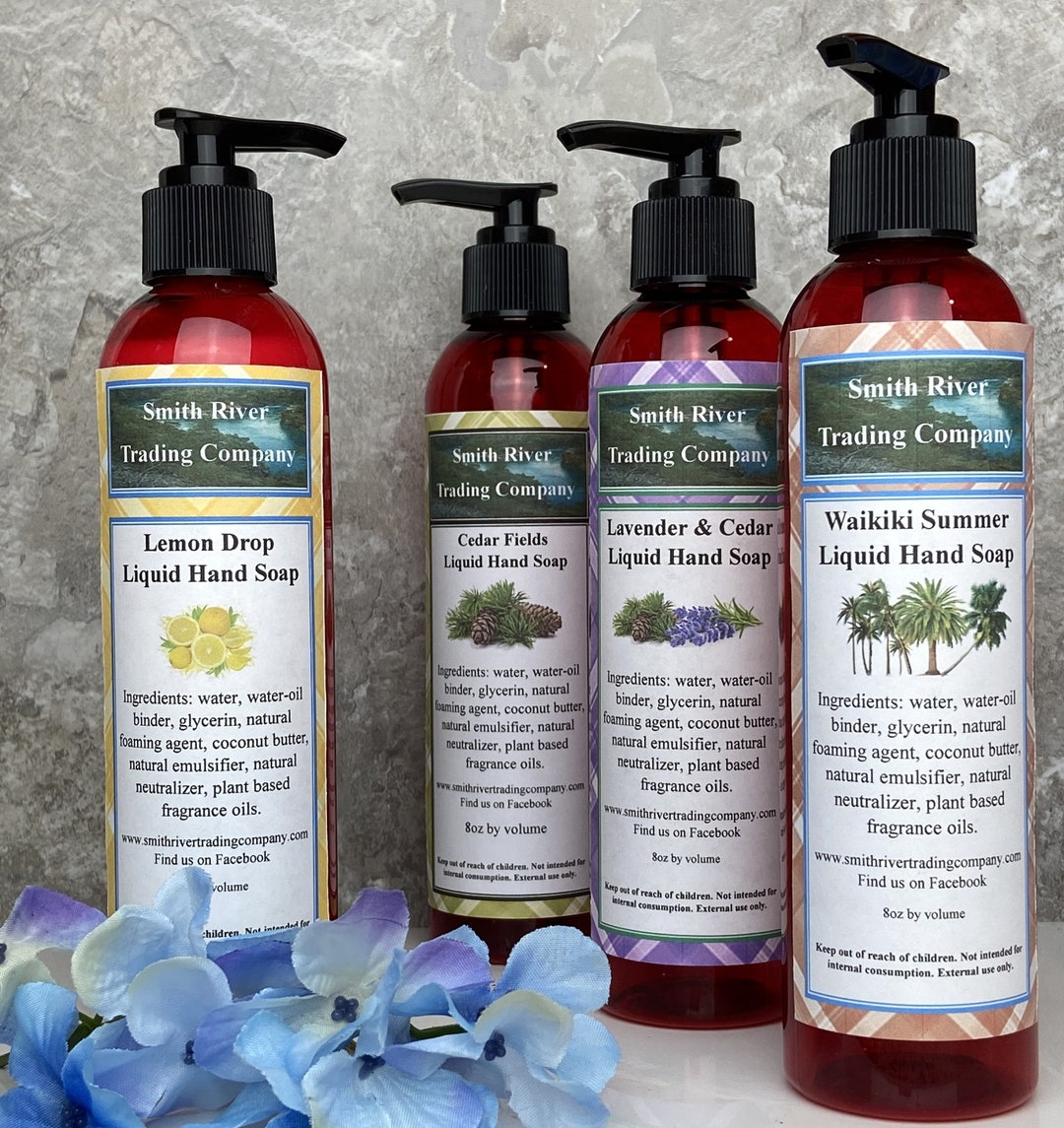 Handmade Liquid Soap, Scented Liquid Soap, Unscented Liquid Soap ...