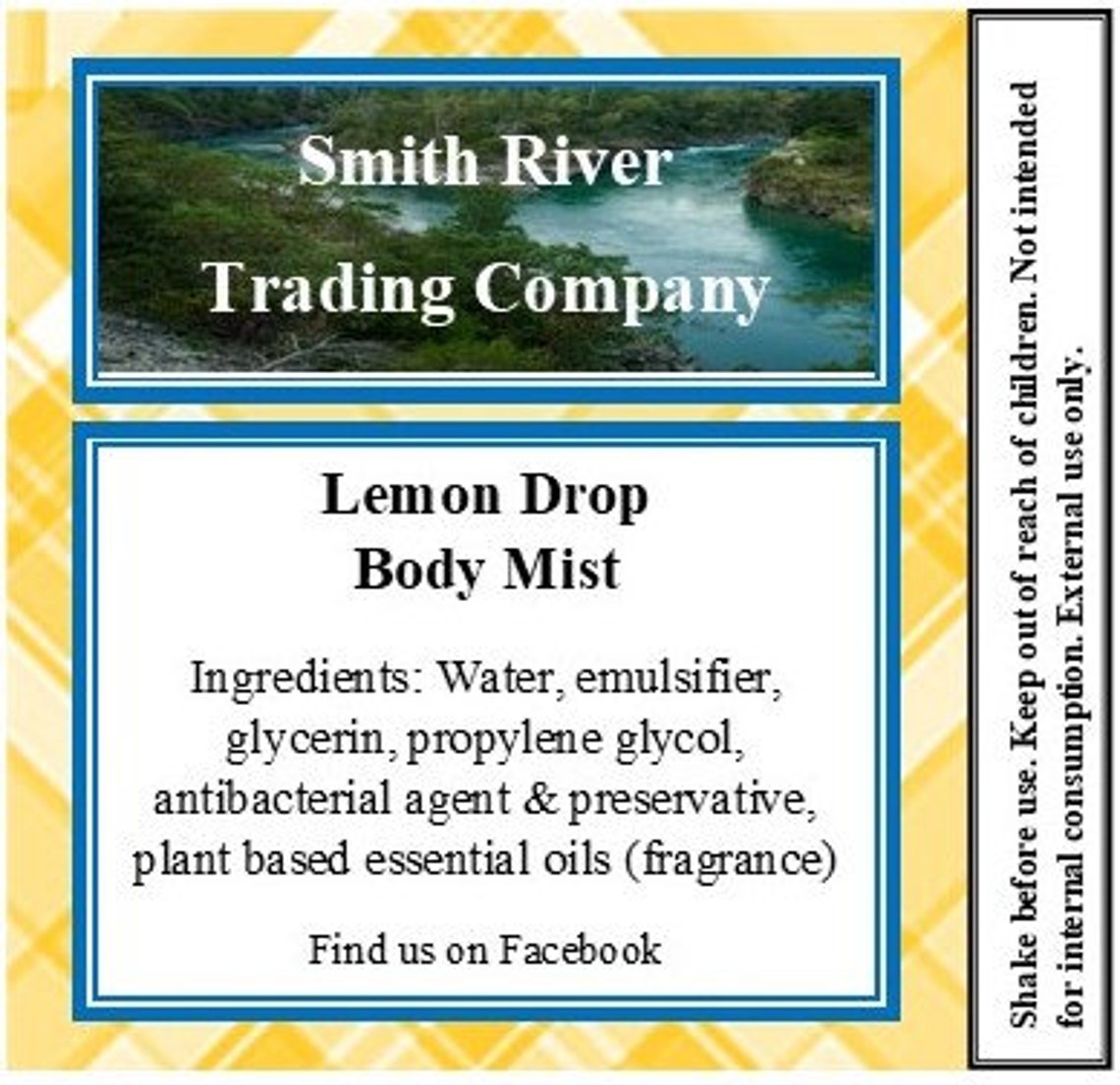 Lemon Drop Body Mist Body Spray Body Fragrance Body Splash - Etsy