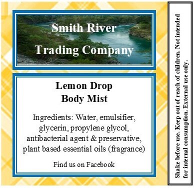 Lemon Drop Body Mist Body Spray Body Fragrance Body Splash - Etsy