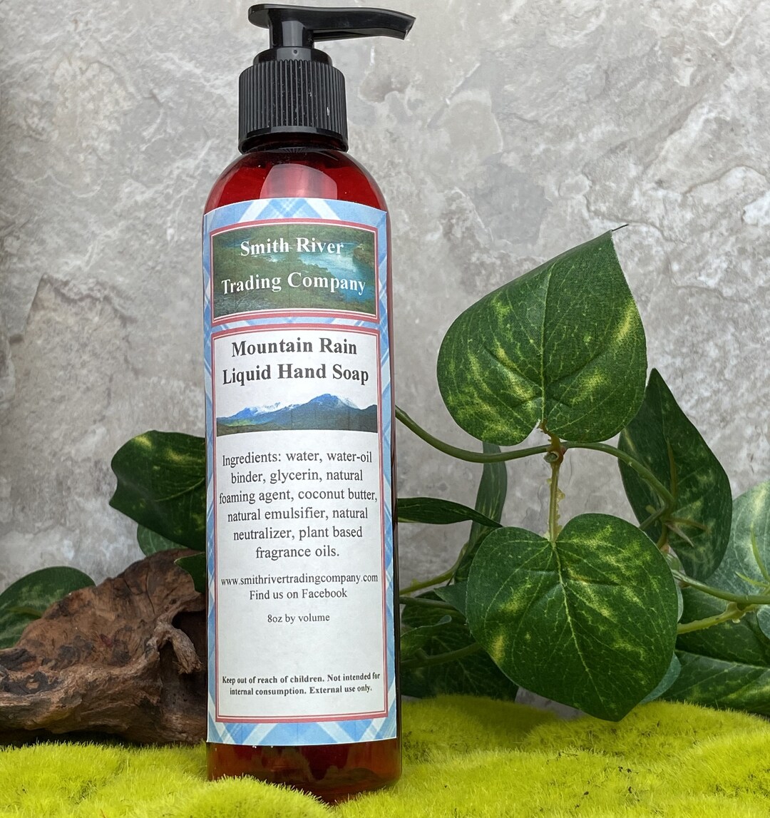 Mountain Rain Liquid Soap Handmade Liquid Soap Natural - Etsy UK