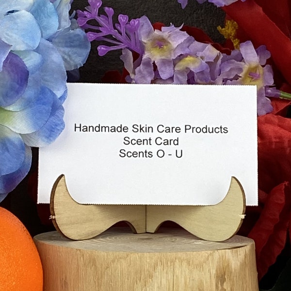 Scent Sample Card - Etsy