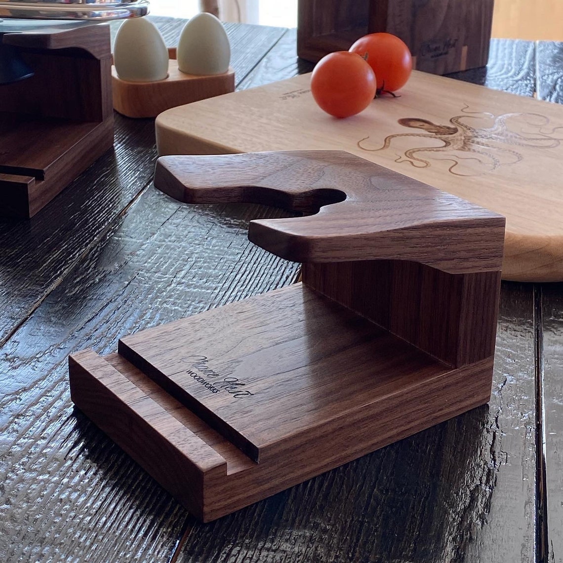 Pot Lid Holder and I Pad Stand, Pot Lid Rest, Mobile Phone Stand, - Etsy