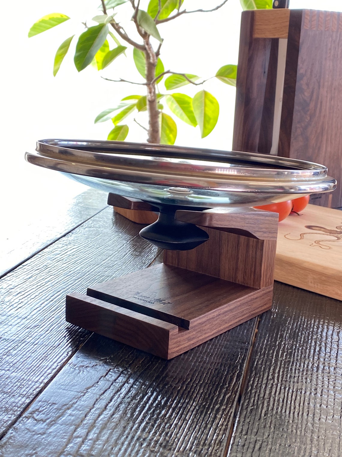 Pot Lid Holder and I Pad Stand, Pot Lid Rest, Mobile Phone Stand, - Etsy