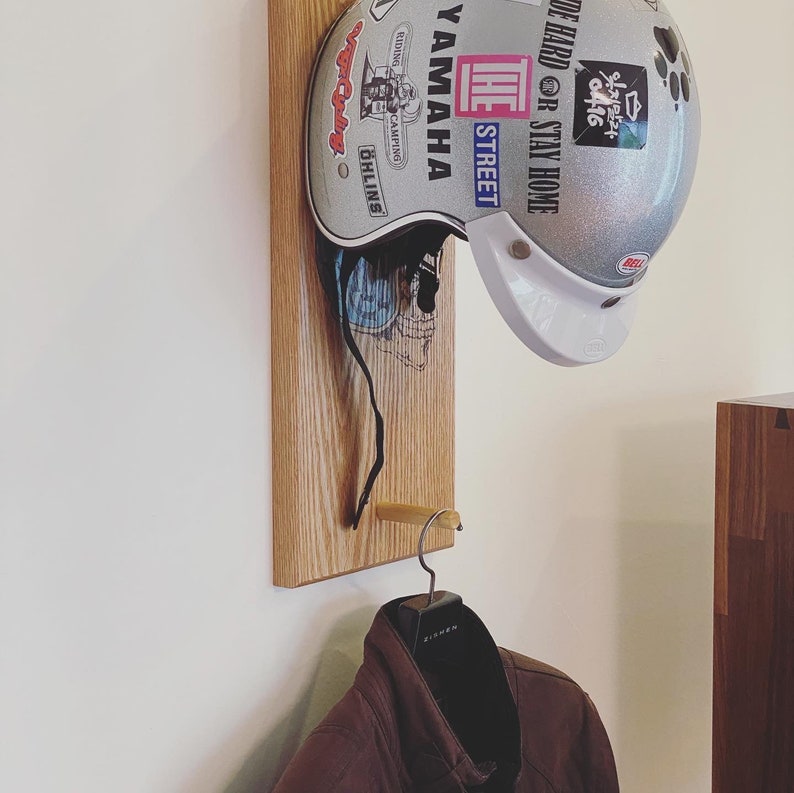 Helmet Rack, Helmet Hanger, Motorcycle Helmet Storage, Wall Mount ...