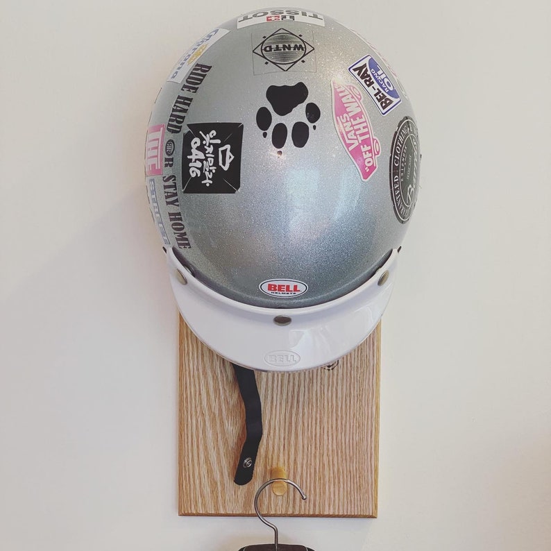 Helmet Rack, Helmet Hanger, Motorcycle Helmet Storage, Wall Mount ...