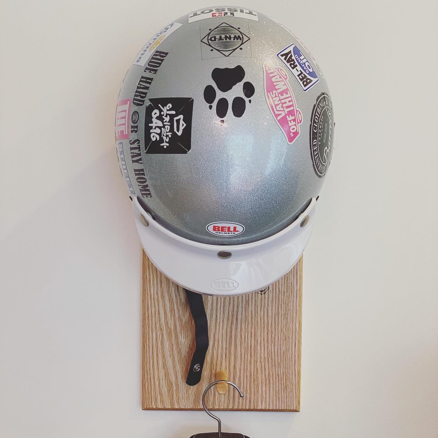 Helmet Rack, Helmet Hanger, Motorcycle Helmet Storage, Wall Mount ...