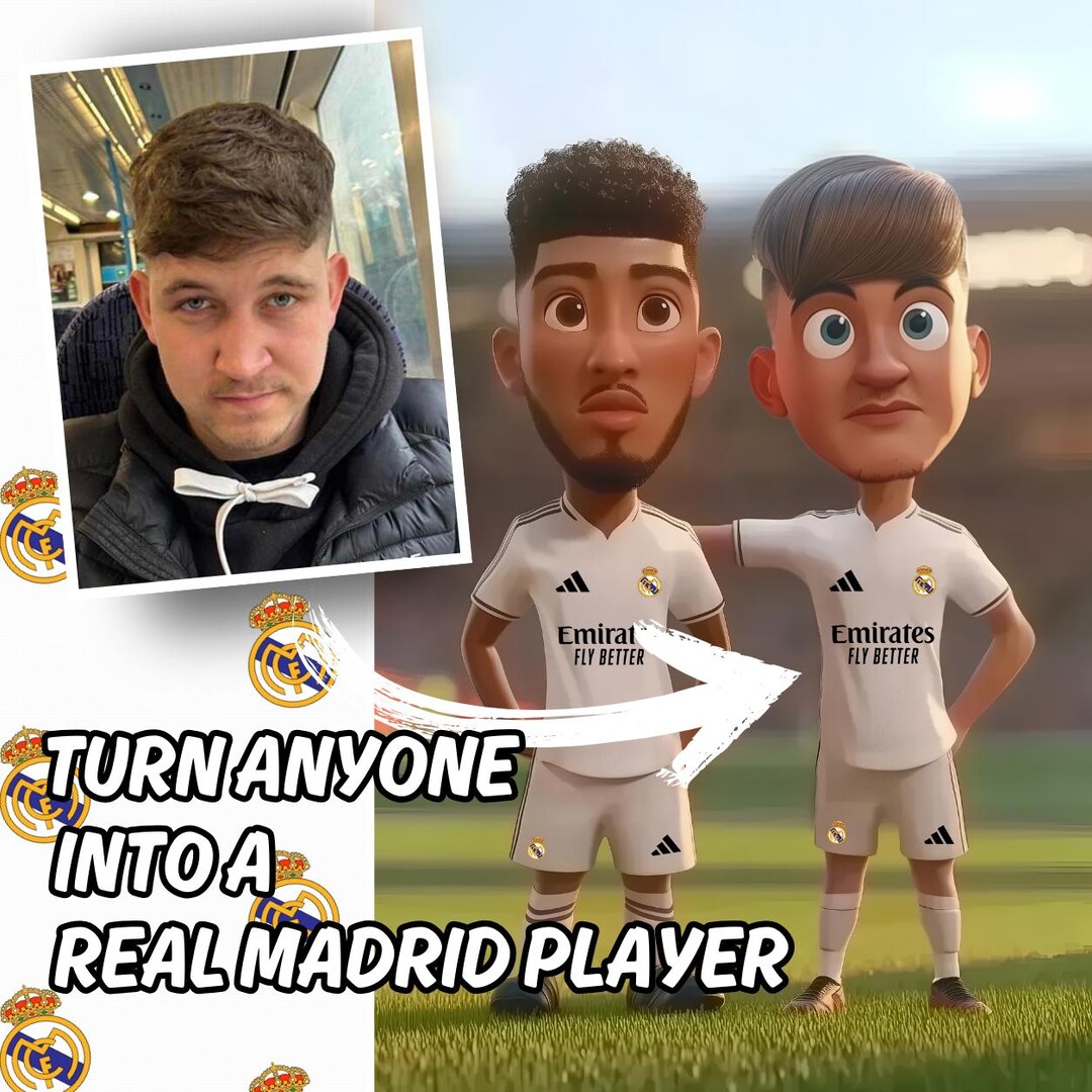 Real Madrid CF, Real Madrid Gifts, Personalised Real Madrid Gift, Real ...