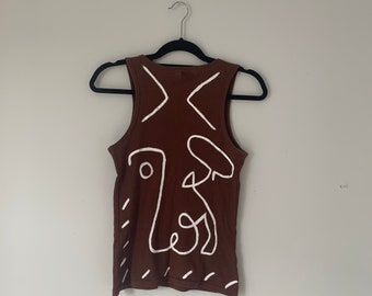 Hand Painted Tank - Etsy