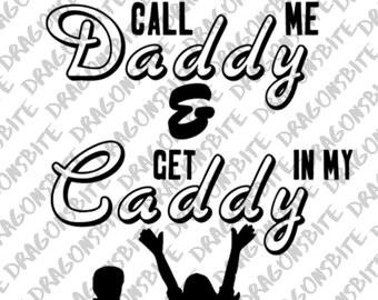 Caddy Daddy Svg - Etsy
