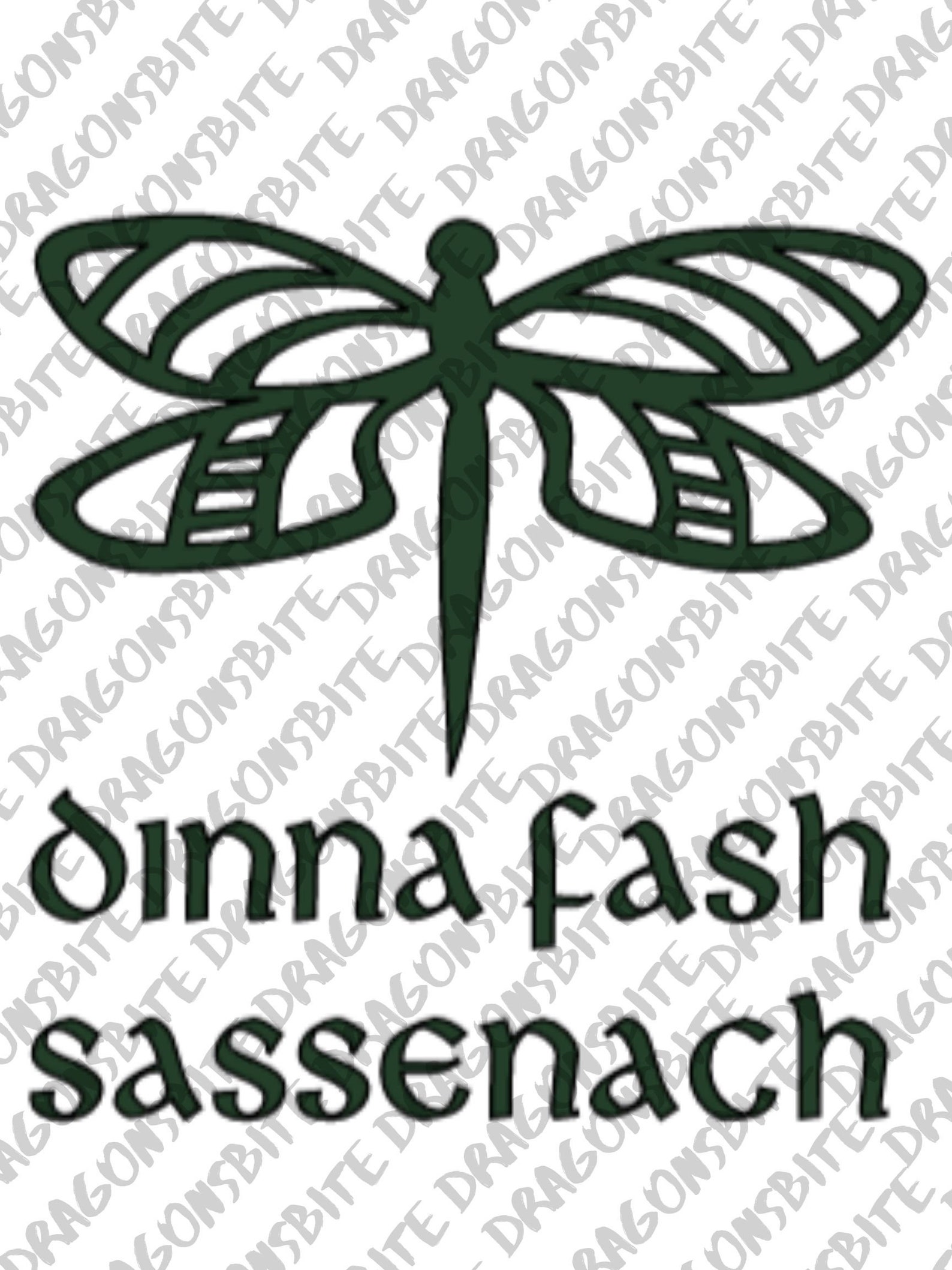 Dinna Fash Sassenach - PNG SVG - Etsy