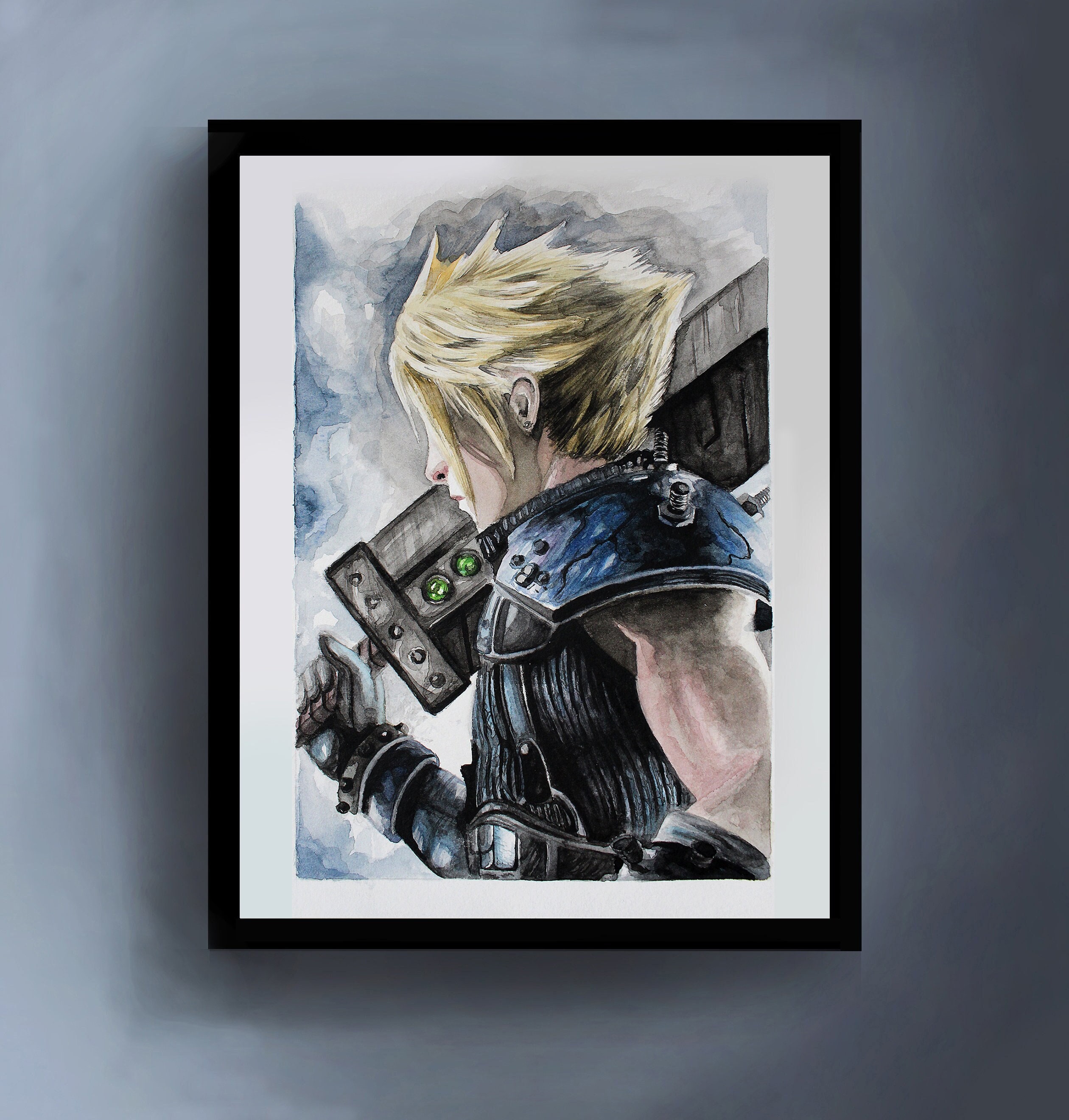 Final Fantasy Cloud Strife Drawing