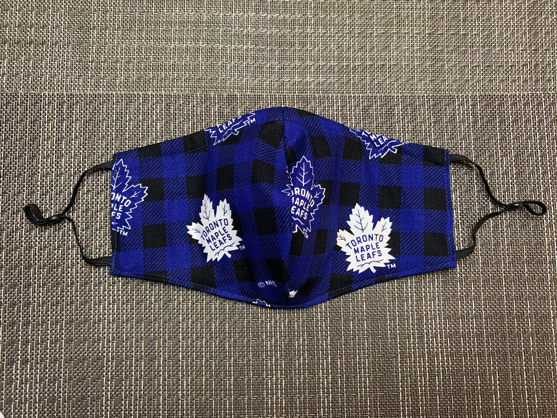 Toronto Maple Leafs Face Mask Nose Band Washable Ready to | Etsy