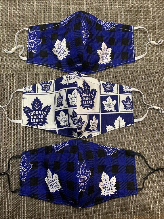 Toronto Maple Leafs Face Mask Nose Band Washable Ready to | Etsy