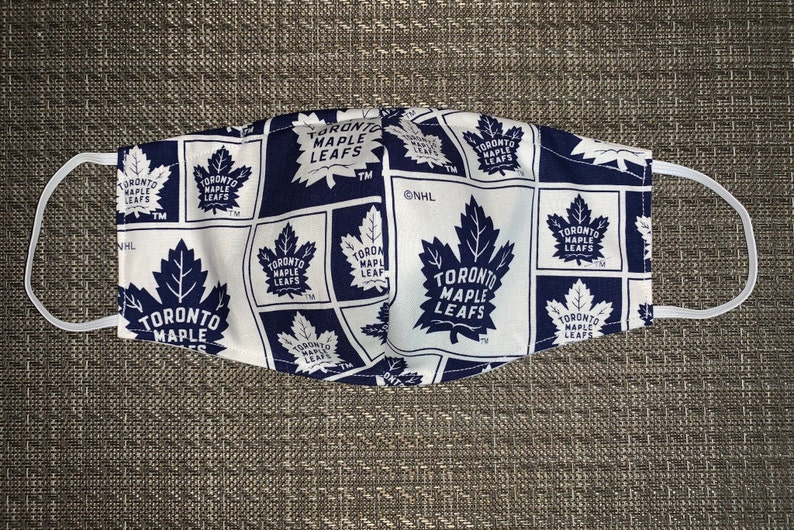 Toronto Maple Leafs Face Mask Nose Band Washable Ready | Etsy