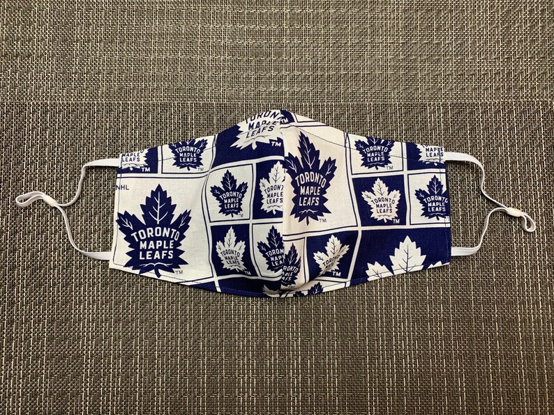 Toronto Maple Leafs Face Mask Nose Band Washable Ready to | Etsy