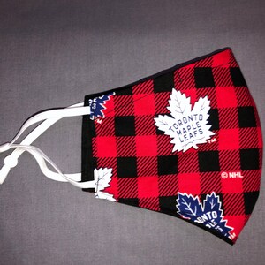 Toronto Maple Leafs Face Mask Nose Band Washable Ready to - Etsy