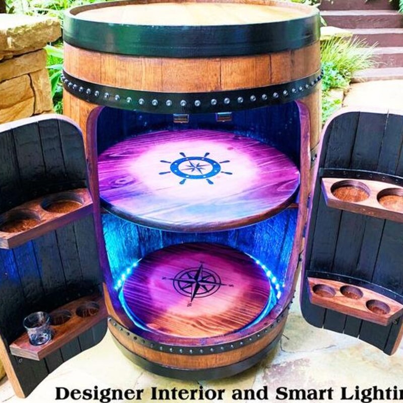 Log Wine Rack - Etsy