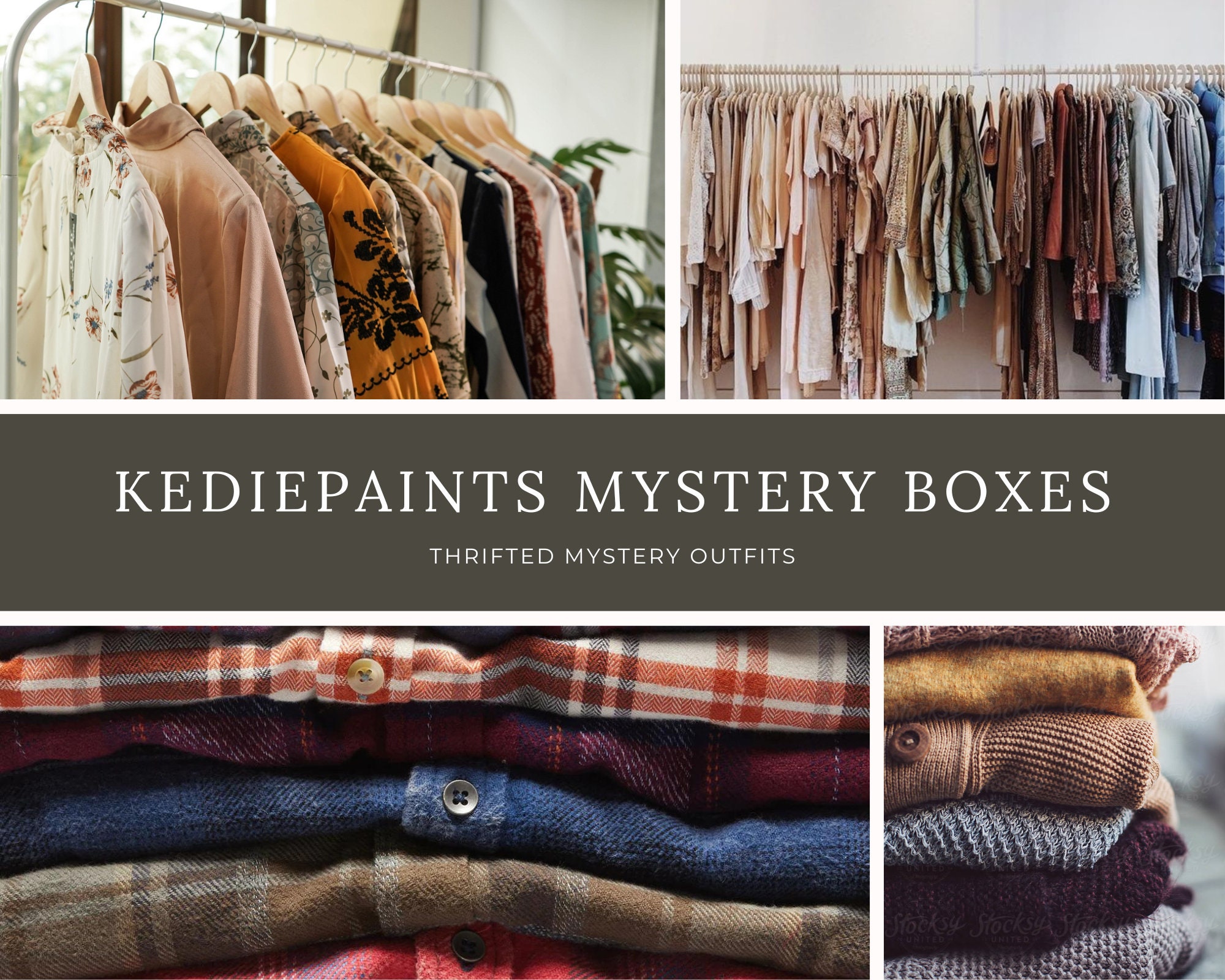 Thrifted Mystery Boxes - Etsy