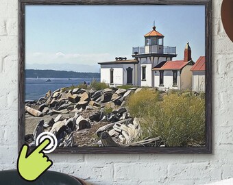 Puget Sound Poster - Etsy