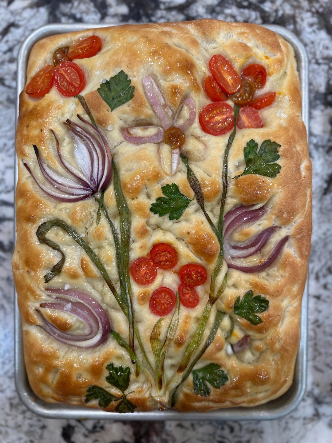 Focaccia, Made to Order, Edible Art, Homemade, Flat Bread, Like Pizza ...