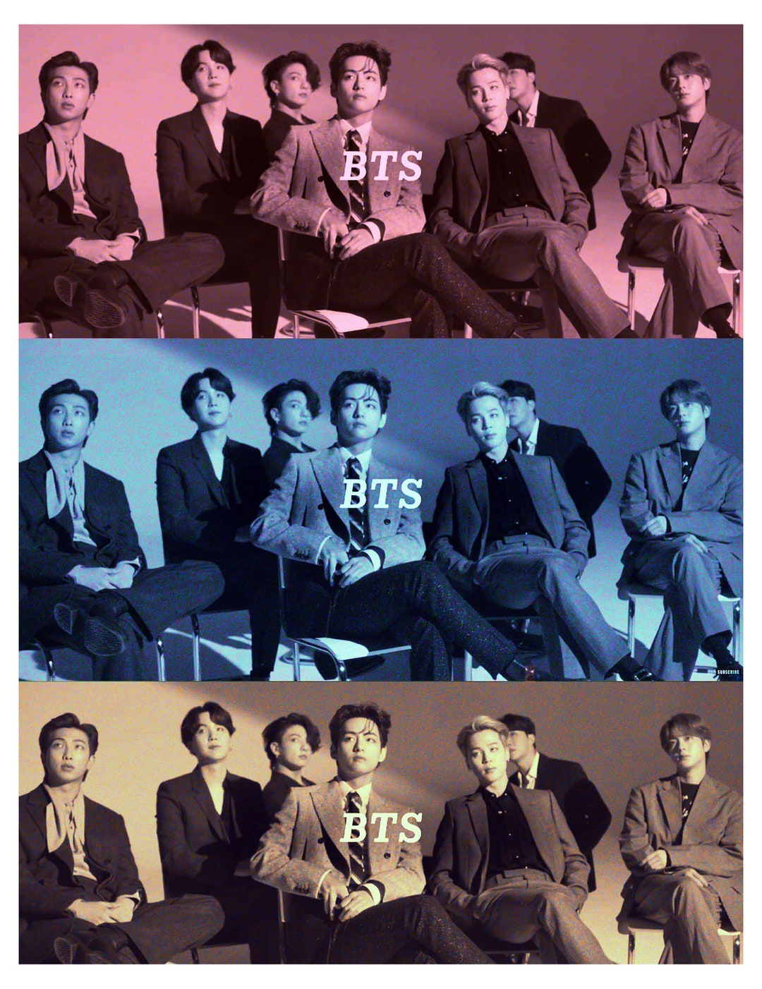 Retro BTS Poster - Etsy
