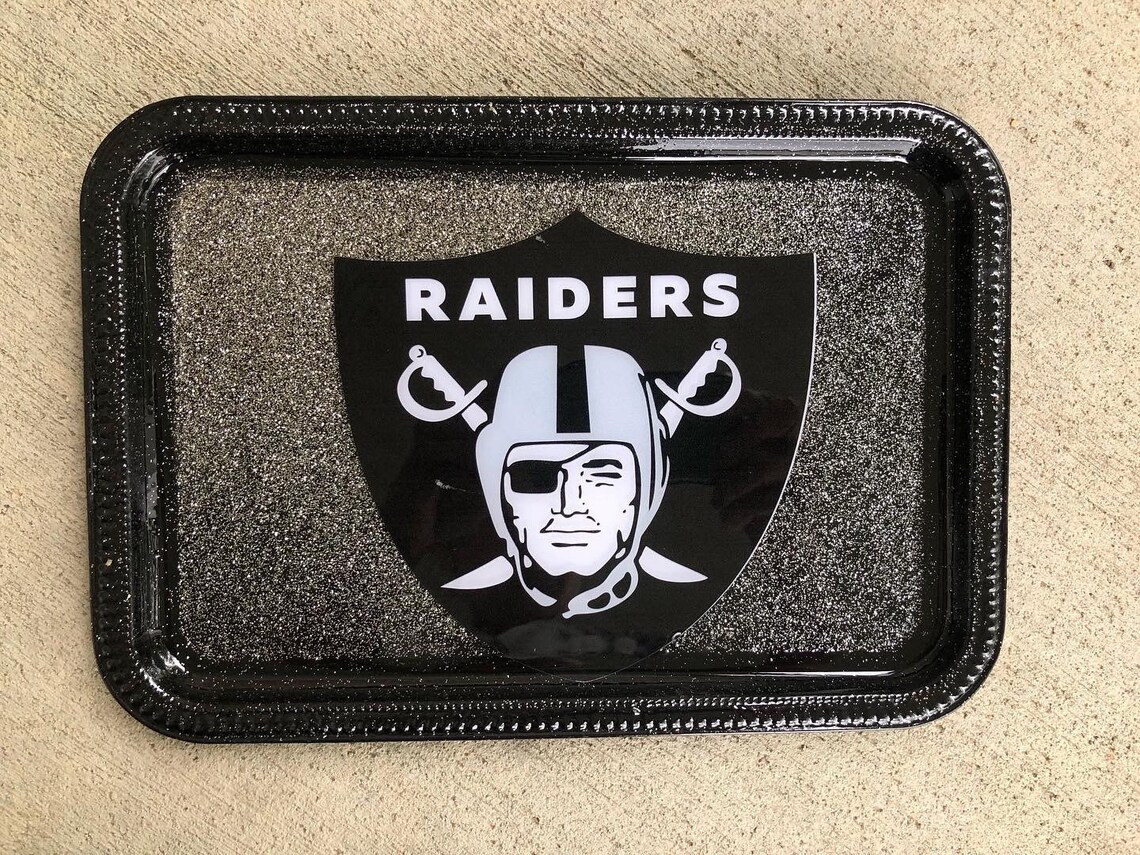 Raiders Rolling Tray Set - Etsy