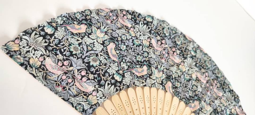 Hand Fan Liberty Print Hand Fan for Home Decor House Warming Gift ...