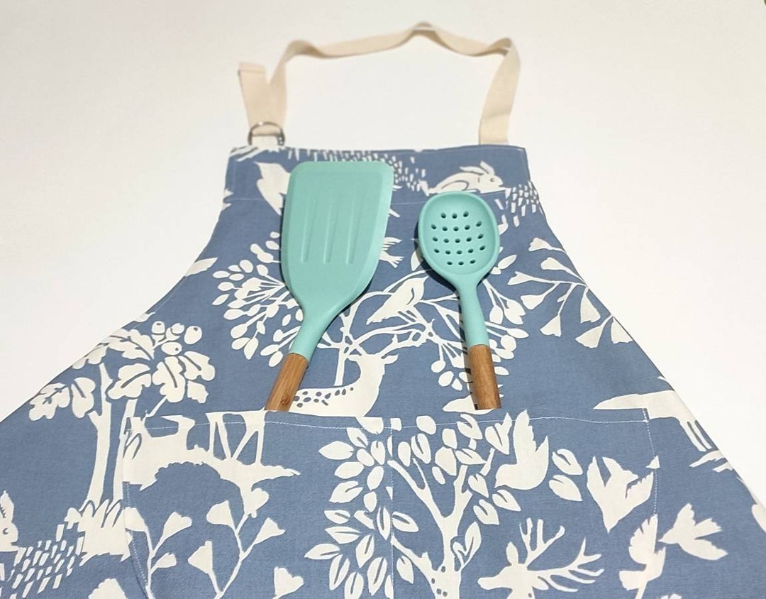 Apron With Pockets Apron Adjustable Forest Apron Gift for Her Apron ...