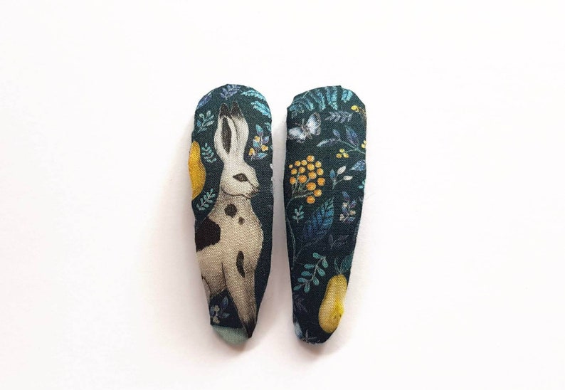 Liberty Print Snap Hair Clips: Catherine Rowe Fabric - Etsy