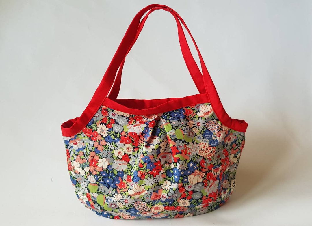 Liberty Print Bag Lunch Bag Tote Bag Small Tote Bag Granny Bag Gift for ...