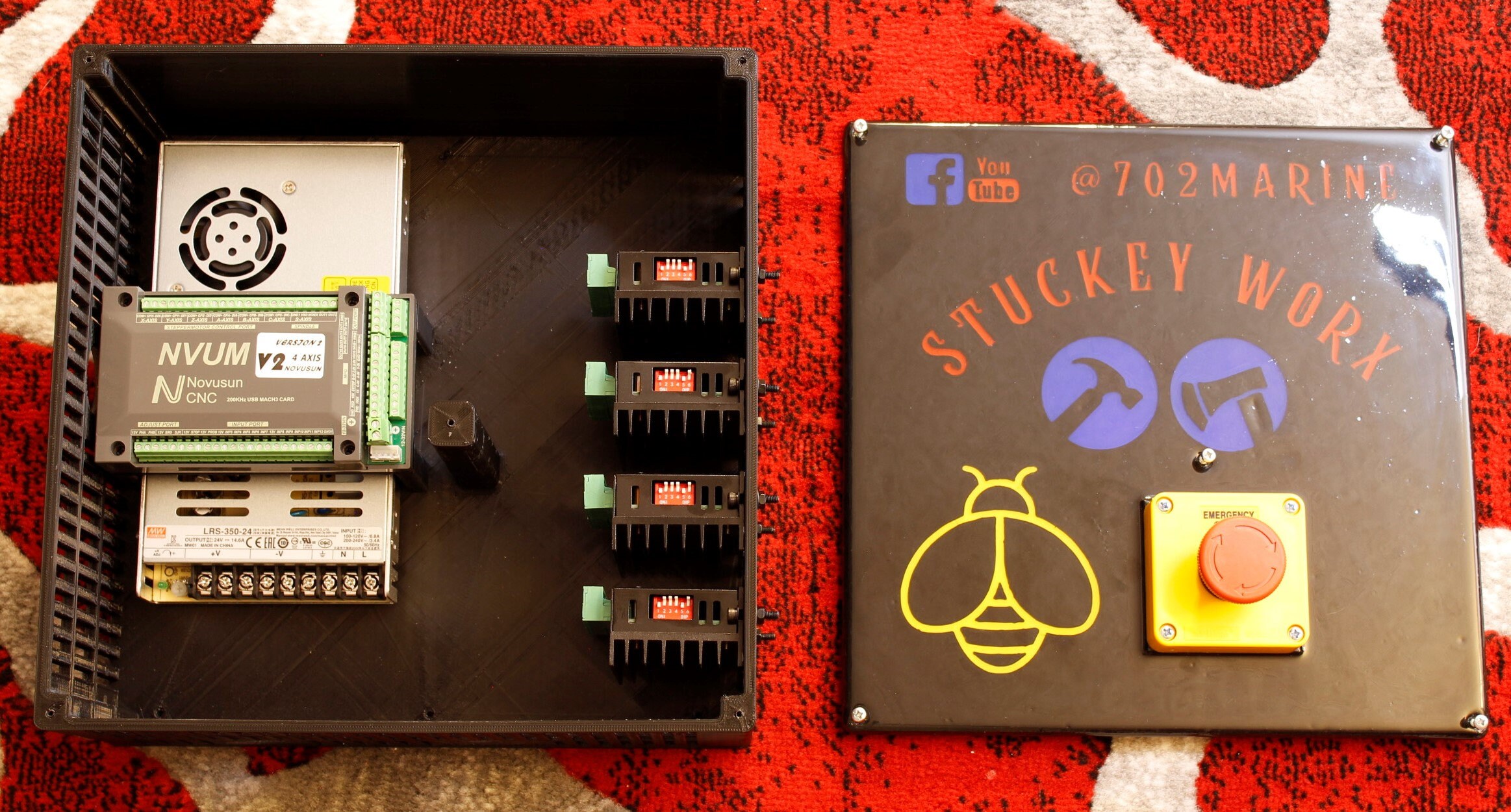 Workbee CNC Master Control Box for Mach 3 Setup .STL File - Etsy
